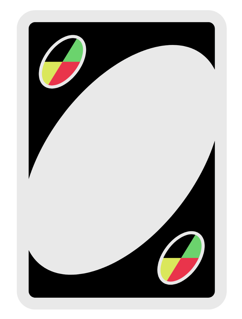 Funny Reverse Playing Card Meme Sticker Decal – Quality Prints USA